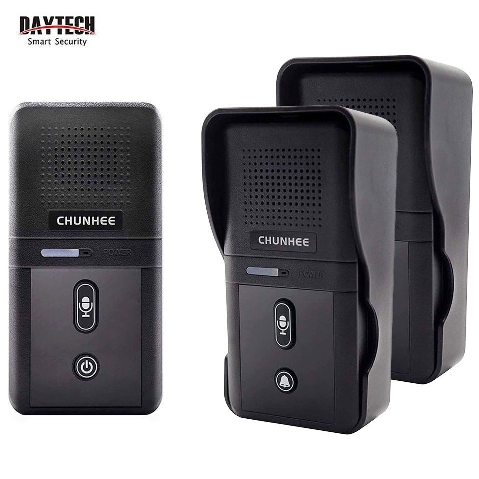 Daytech Wireless Intercom Waterproof Door Bell For Home Two Way ...
