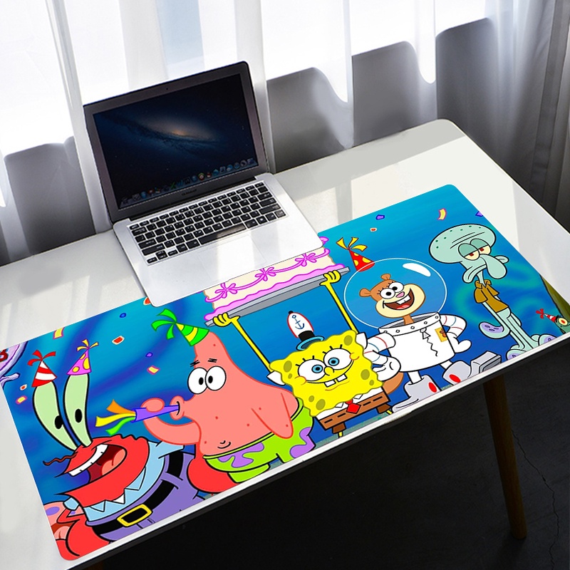 SpongeBobes Computer Gaming Mouse Pad Large Keyboard Gamer Mice Carpet ...