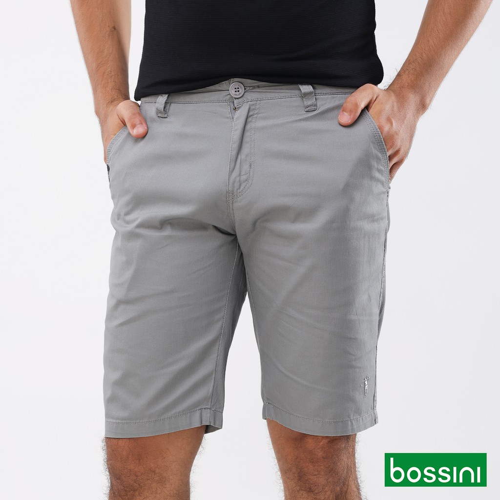 Bossini Tapered Shorts BSB22-0006 (Gray) | Shopee Philippines