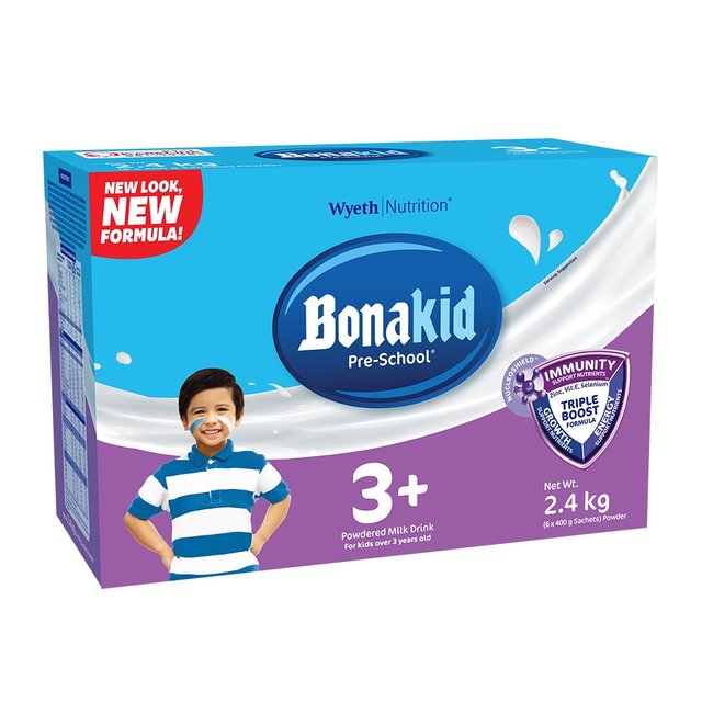 BONAKID PRESCHOOL 3+ Stage 4 Powdered Milk Drink for Pre-Schoolers 3 to ...