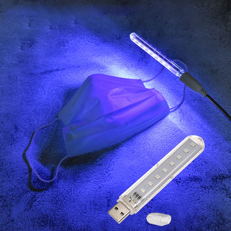 Uv light disinfectant USB light Germicidal lamp 5V UV disinfection lamp ...