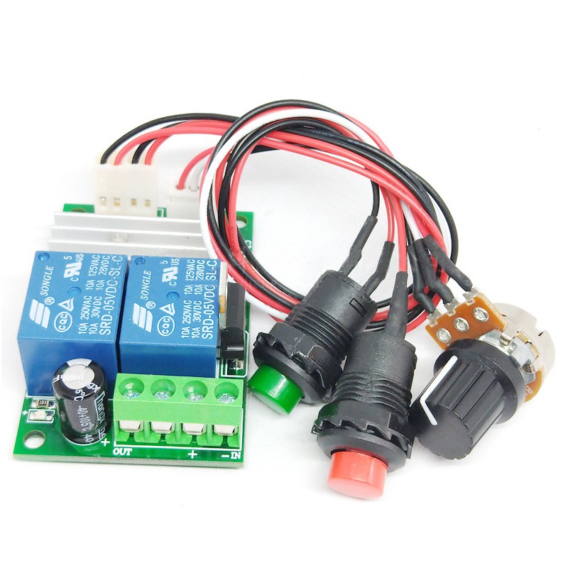DC 6V-24V 3A Motor Speed Control Controller (PWM) Regulator with ...