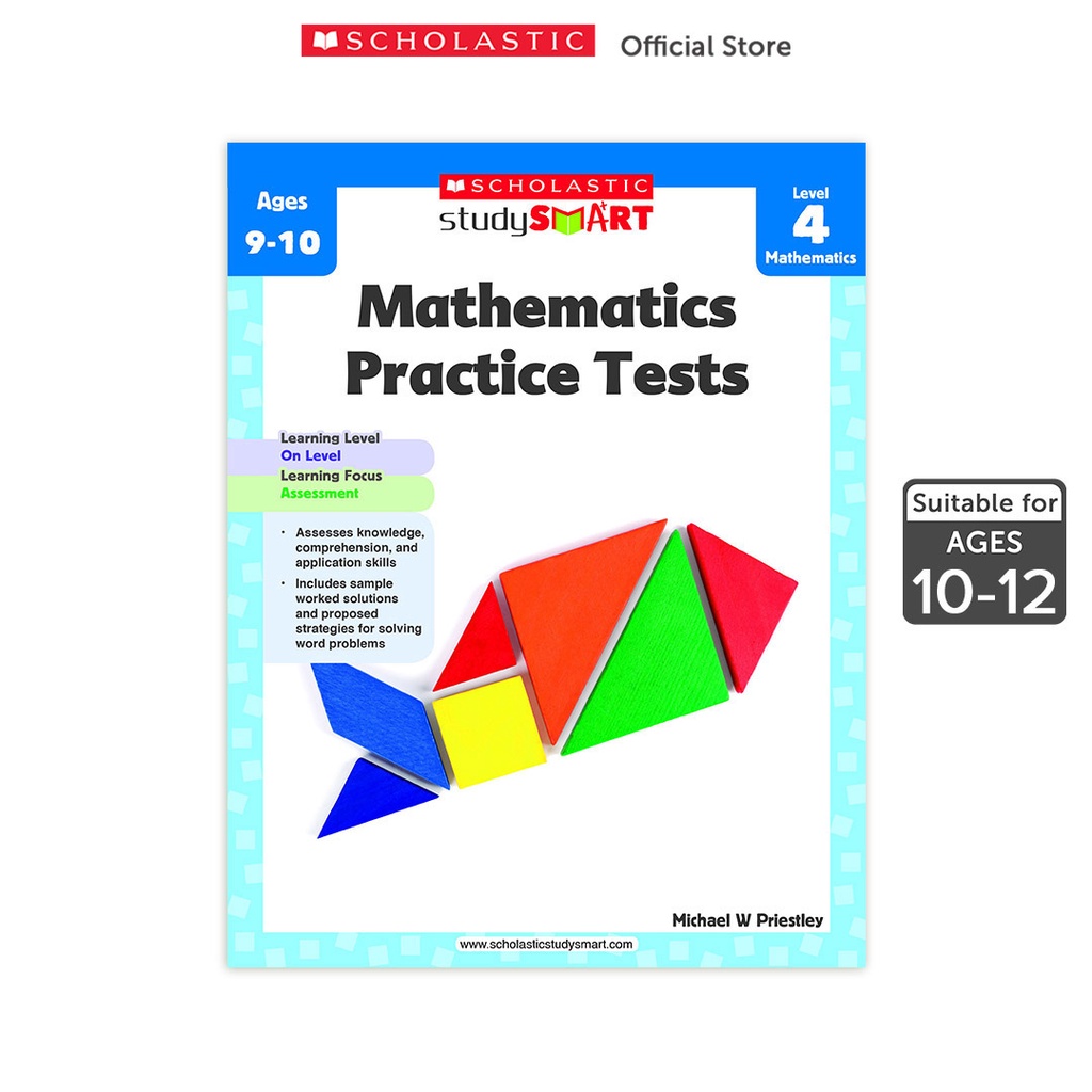 Scholastic: Study Smart: Mathematics Practice Tests (L4) (ISBN ...