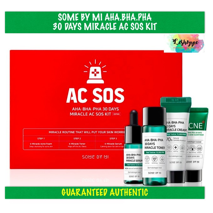 CLEARQNCE SALE!!!SOME BY MI AHA BHA PHA 30 DAYS MIRACLE AC SOS KIT ...