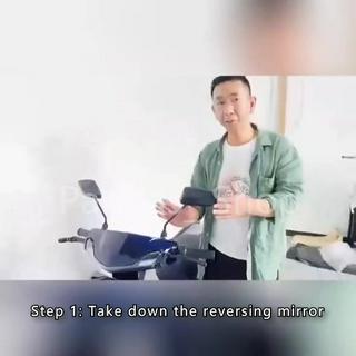 Motorcycle canopy ebike roof umbrella waterproof Universal for E Bike 3 ...