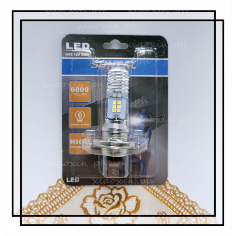 Suntal LED Head Light Bulb H4/Hs1 - for battery operated headlight only ...