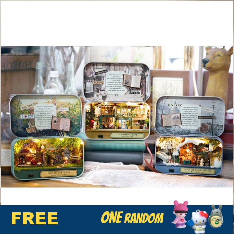 DIY Box Theatre Kit Cutebee Miniature House COD with Tools and Glue ...