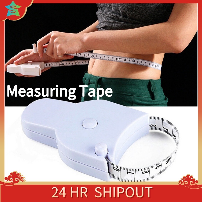 Tape Measure Body Sizer Fitness Caliper Measurer Waist Chest Fitness ...