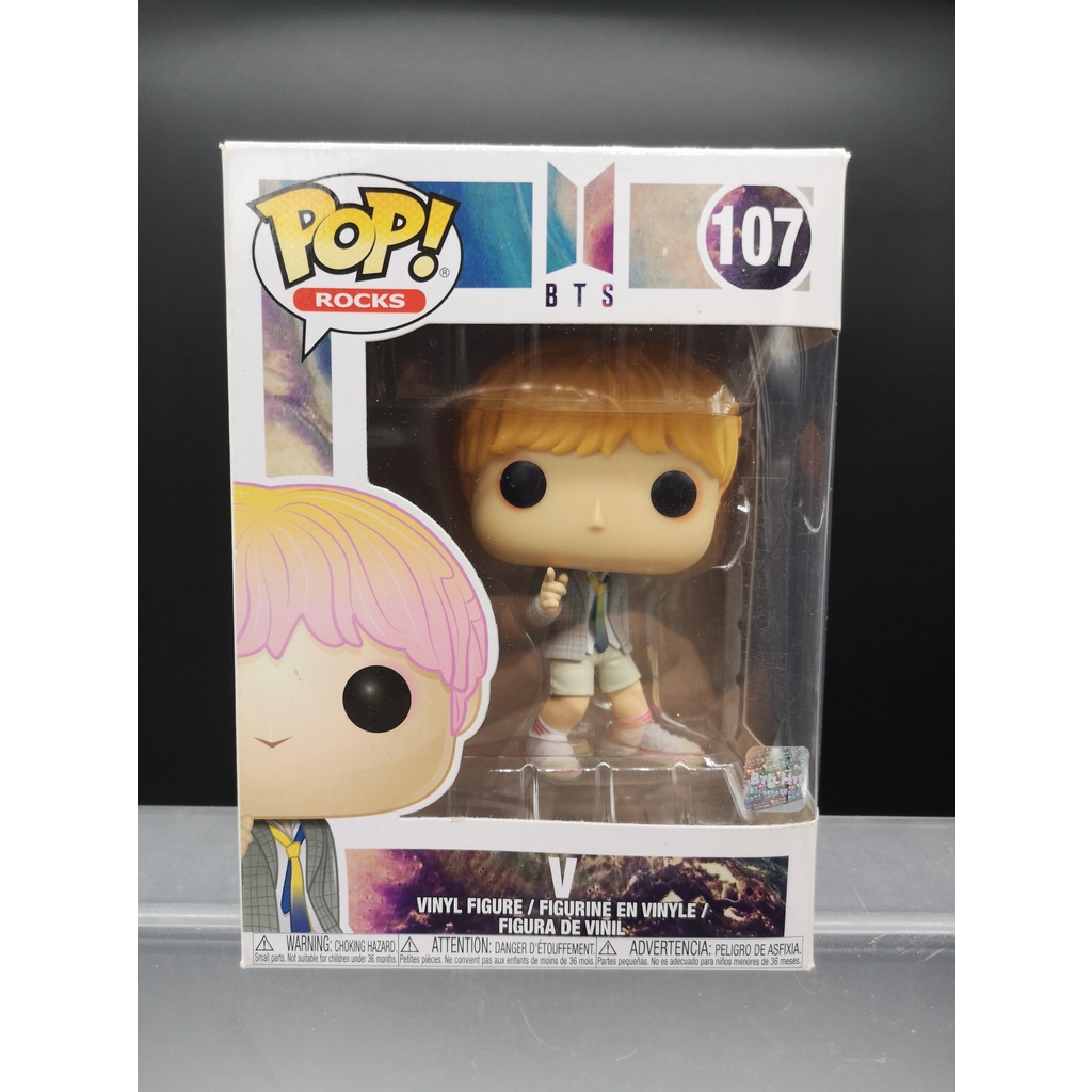 AUTHENTIC Funko Pop Rocks BTS V 107 Vinyl Figure | Shopee Philippines