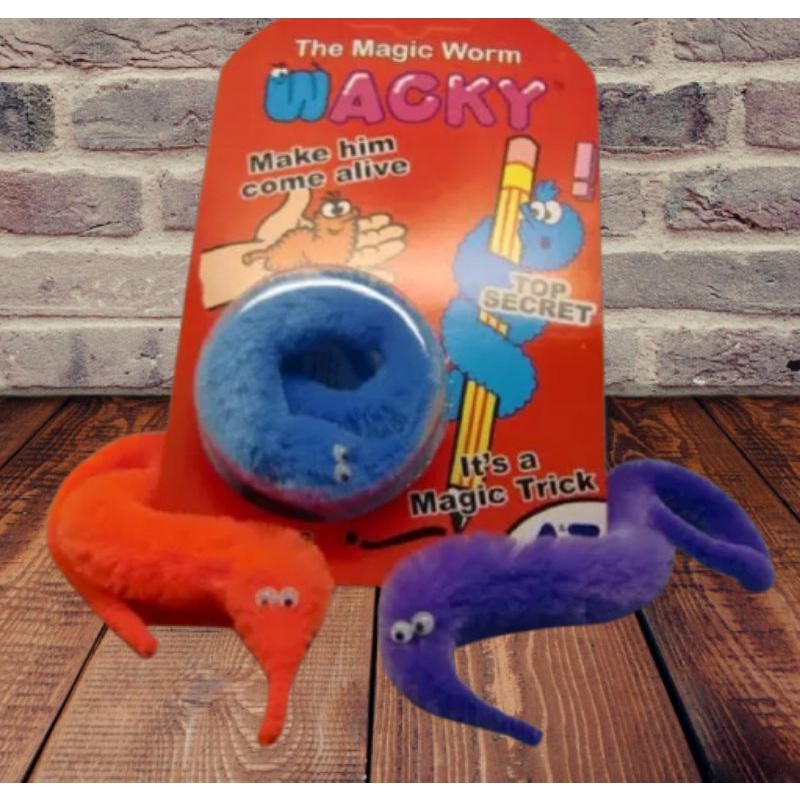 The Magic Worm Fuzzy Twisty Wiggle Magic Wacky Worm Fuzzy wire Random ...