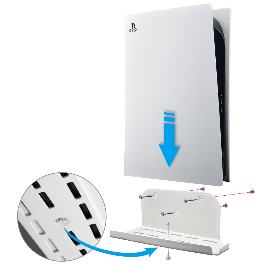 Wall Mount for PS5 console aluminum alloy wall holder PS5 Wall bracket ...