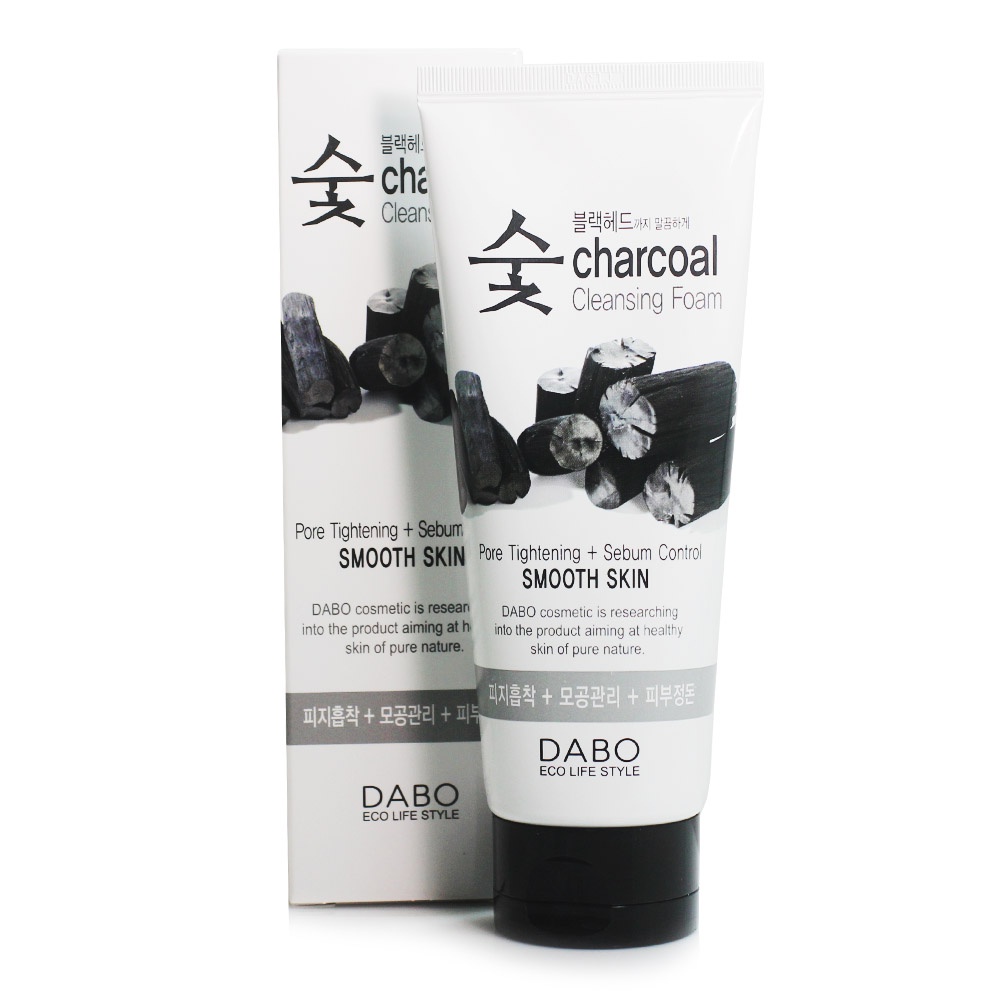 DABO Charcoal Cleansing Foam smooth skin 150ml | Shopee Philippines