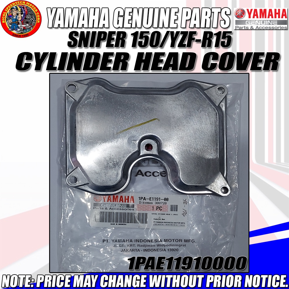 SNIPER 150/ YZF-R15 COVER CYLINDER HEAD (YGP) (GENUINE: 1PA-E1191-00 ...
