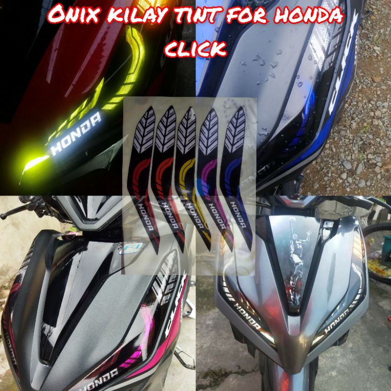 honda click 125i accessories Kilay tint liquify / Onyx design for honda ...