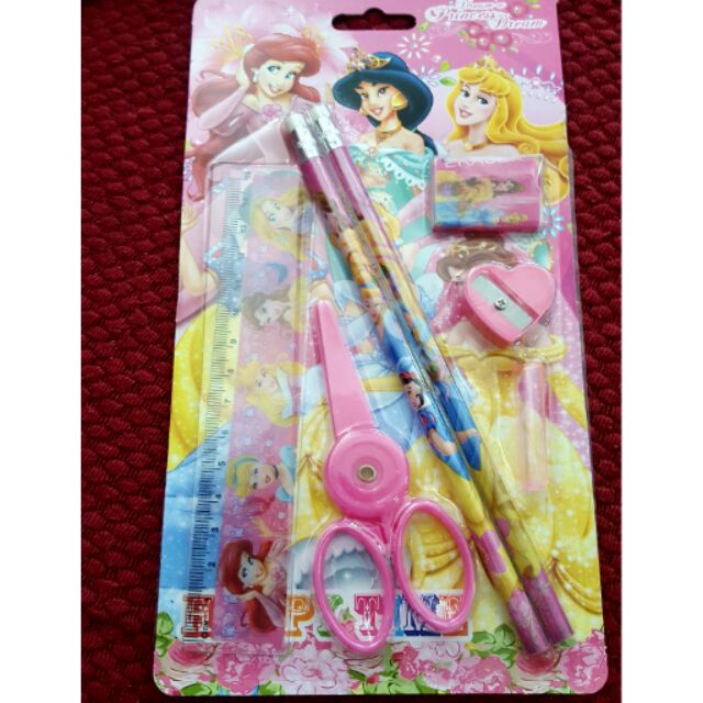STATIONARY SET (DESIGN 2): DISNEY PRINCESS | Shopee Philippines