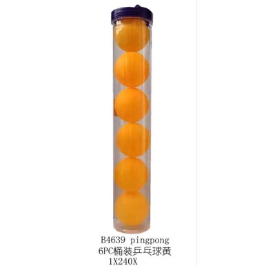 pingpong ball 6pcs color yellow | Shopee Philippines