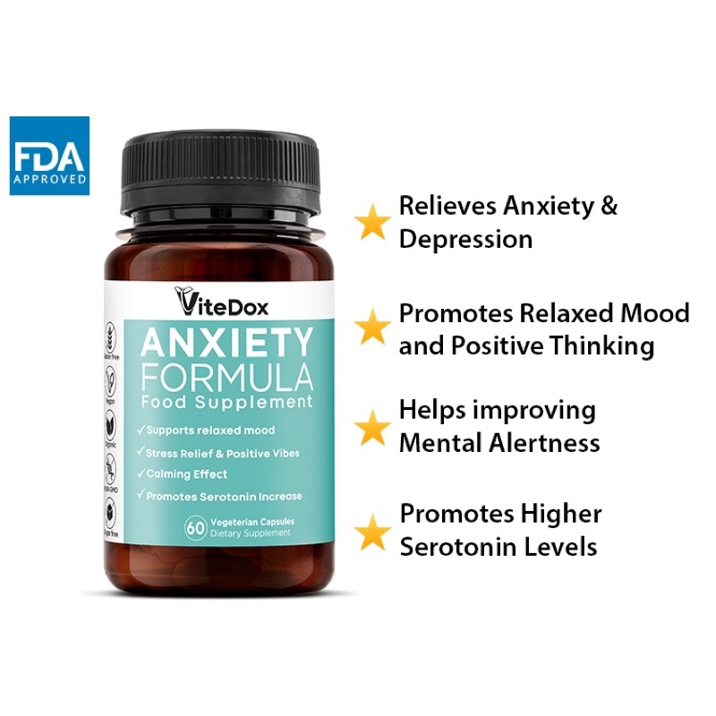 ViteDox Anxiety Formula Supplements | Shopee Philippines