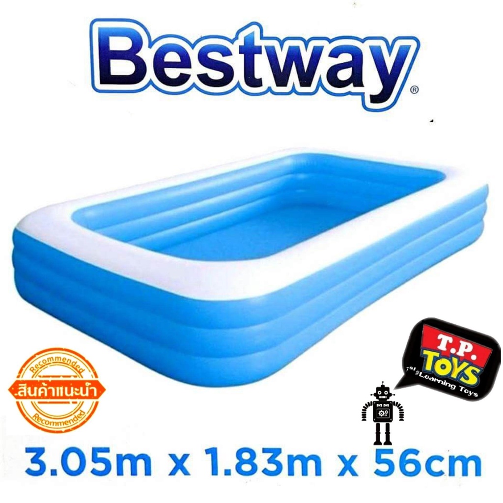 Bestway Pool Size 3 Meters (305x183x56 cm) | Shopee Philippines