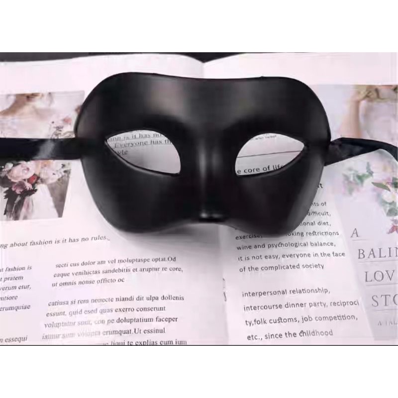 Halloween Zoro Mask Plain Design Masquerade Party Mask | Shopee Philippines