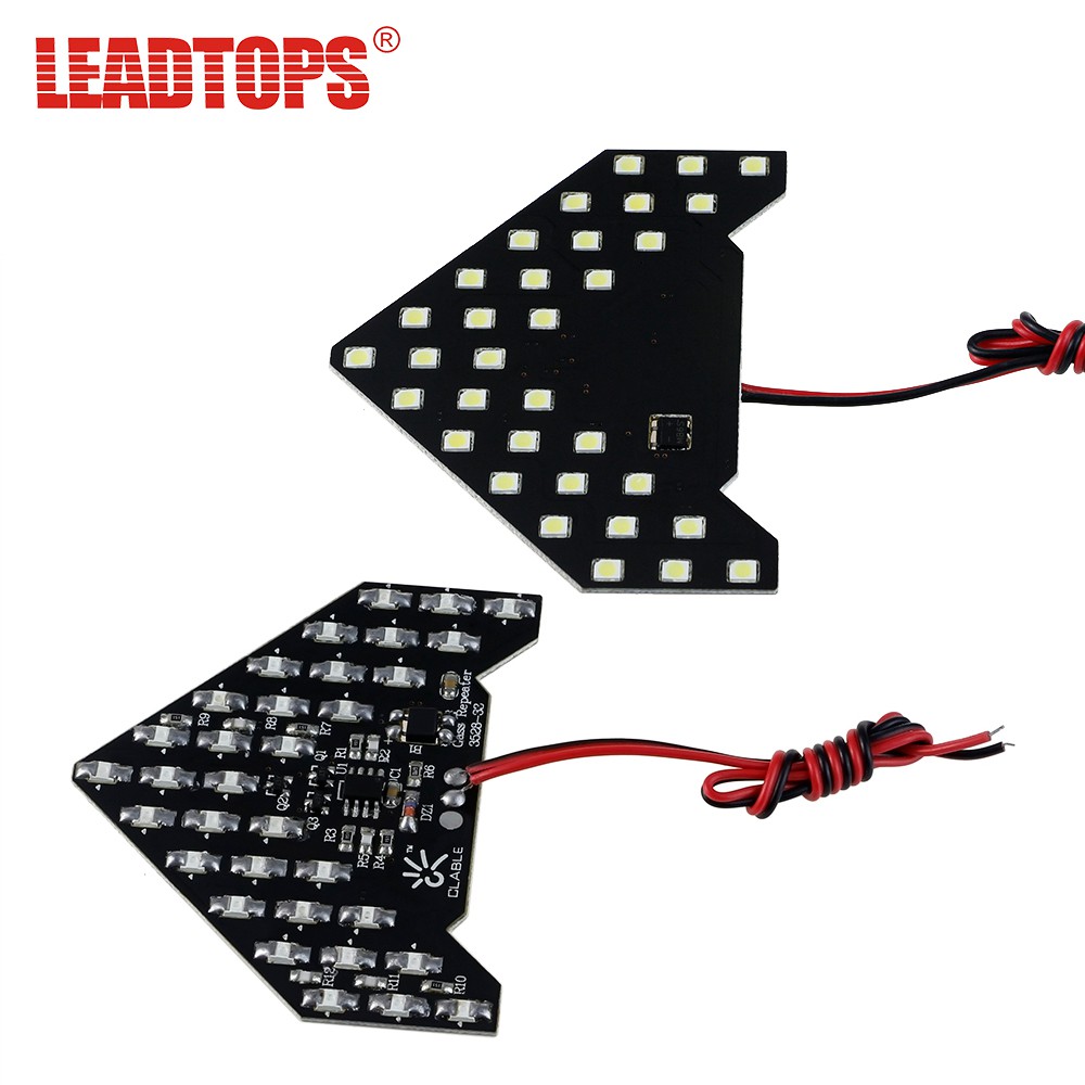 LEADTOPS 1pc 33 LED Arrow Panels Car Rearview Side Mirror Turn Signal ...