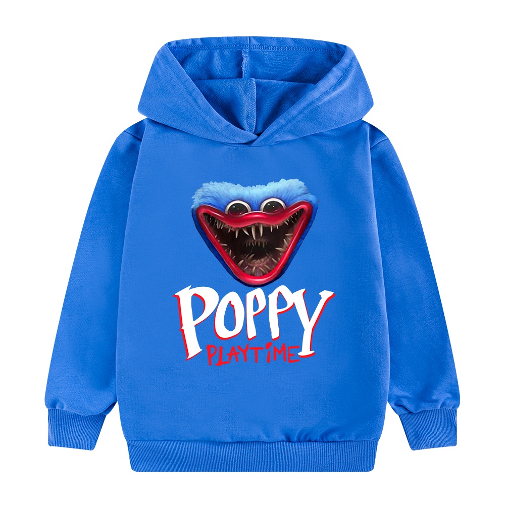 New Boys Hoodie Huggy Wuggy Poppy Playtime Cartoon Print Kids ...