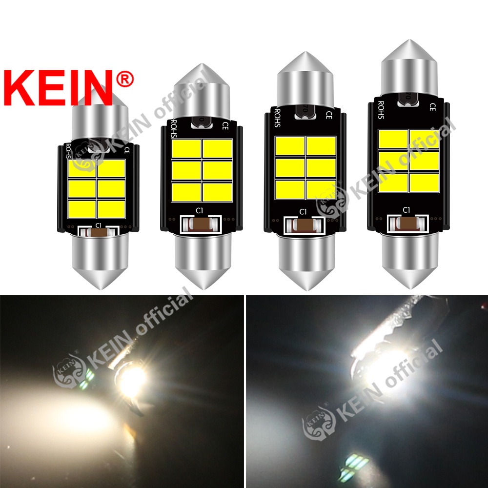KEIN 2PCS Highlight Dome Light Festoon 31MM Car Interior Light 36MM 39MM 41MM C5W C10W C3W Car ...