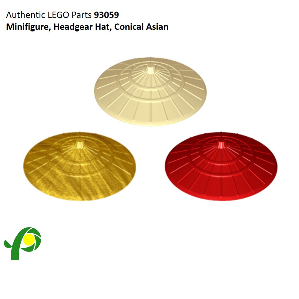 LEGO Parts 93059 Minifigure, Headgear Hat, Conical Asian Sold per Piece ...
