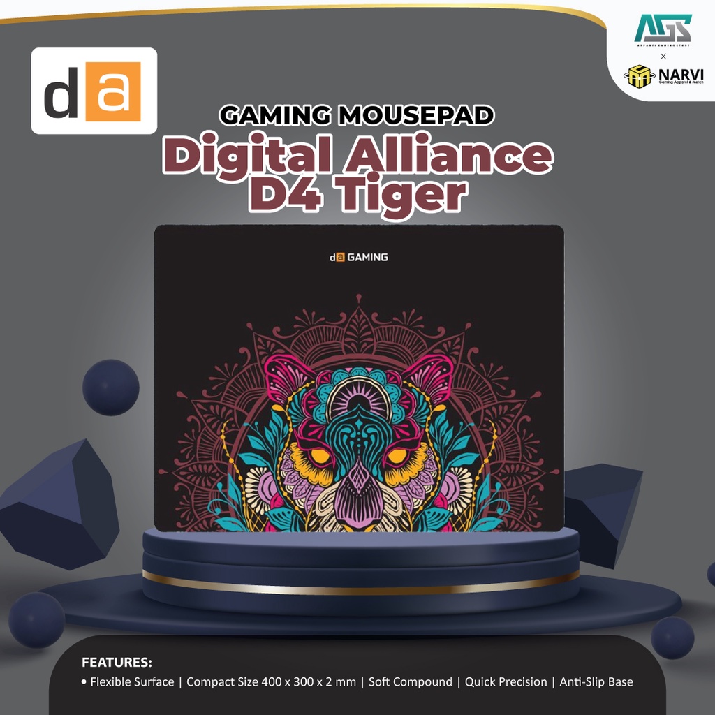 Digital Alliance D4 Tiger M - Gaming Mousepad | Shopee Philippines