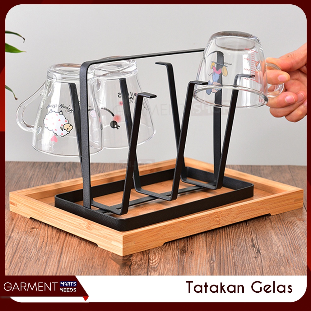Glass Rack Cup Holder Cup Holder Organizer Stainless Steel Aesthetic ...
