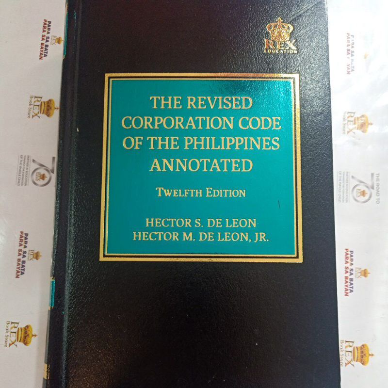 DE LEON-REVISED CORPORATION CODE 2022 | Shopee Philippines
