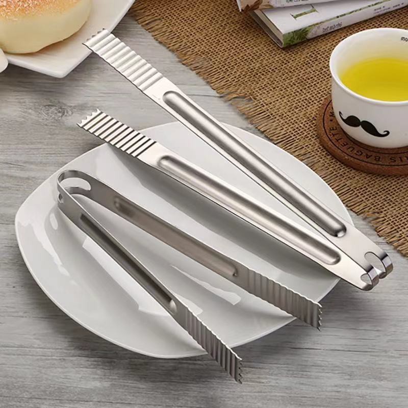 12''/14''/16''Stainless steel ICE tongs barbecue tongs kitchen meat ...