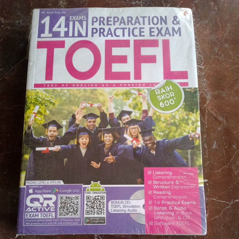 Toefl TOEIC Test Book 14 EXAMS IN PREPARATION & PRACTICE EXAM TOEFL ...