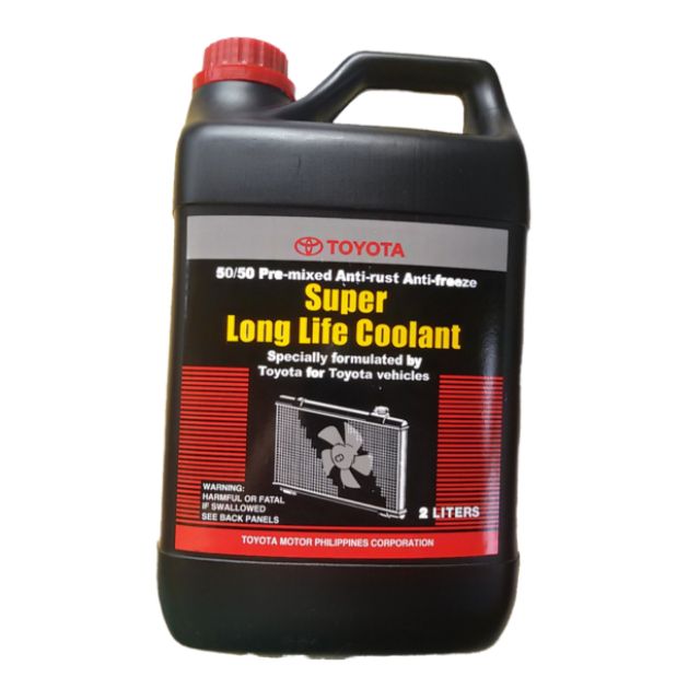 GENUINE Toyota Super Long Life Pink Coolant Antifreeze Antirust 2L HD | Shopee Philippines