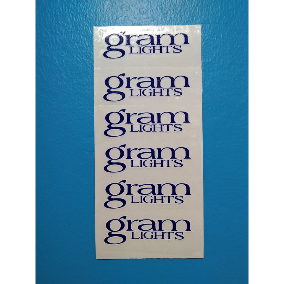 EURODECALS GRAM LIGHTS DIGITAL PRINT STICKER FOR MAGWHEELS REPLACEMENT ...