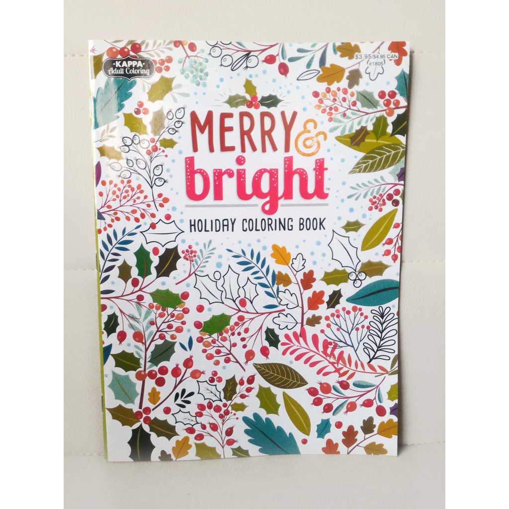 Merry Bright Holiday Coloring book | Shopee Philippines