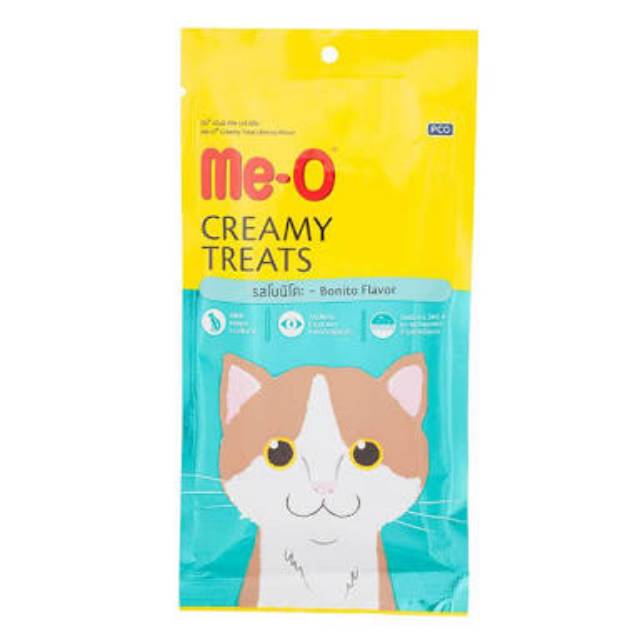 Me-o/meo CREAMY TREATS LIQUID Cat SNACK 4 X 15gr | Shopee Philippines