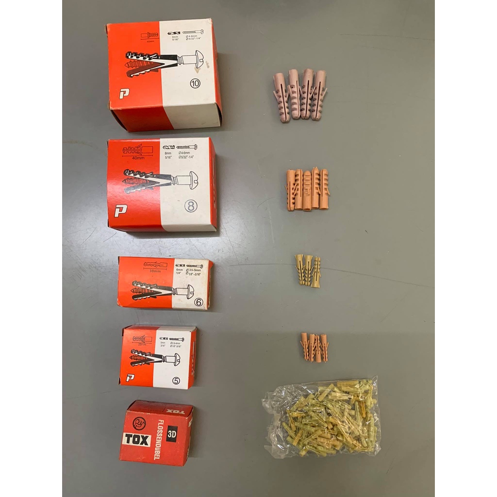 Plastic Tox (Per BOX) 4mm | 5mm | 6mm | 8mm | 10mm | Shopee Philippines