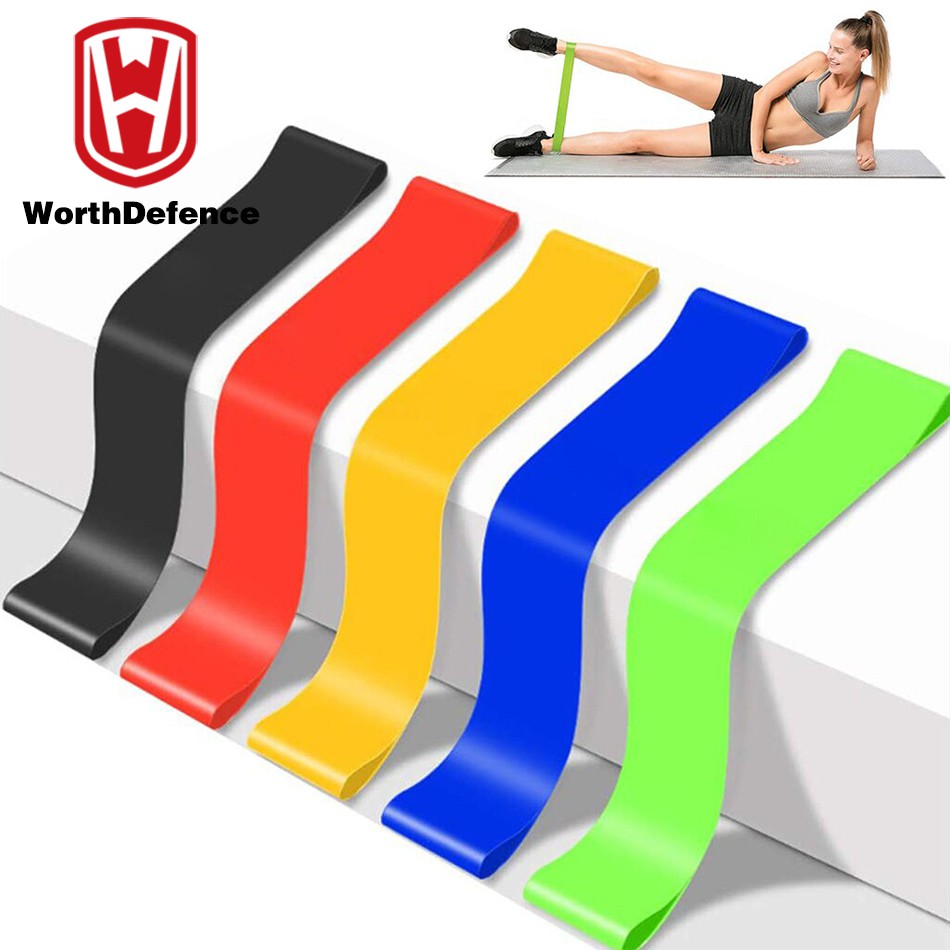 Worthdefence Training Resistance Bands Yoga Gym Fitness Gum Pull Up ...