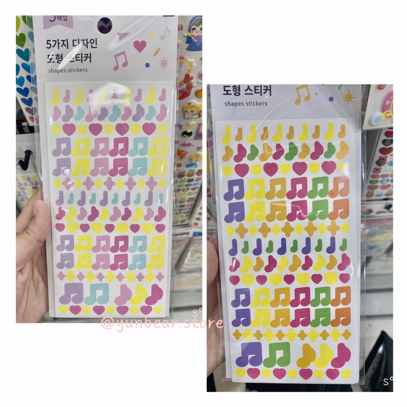Shape DECORATIVE STICKERS - DAISO KOREA | Shopee Philippines