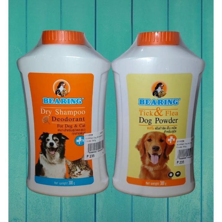 Bearing Dry Shampoo & Bearing Tick & Flea Powder (300g) | Shopee ...