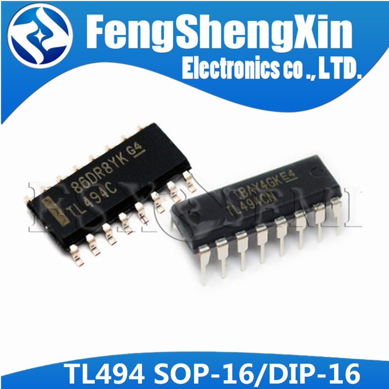 10pcs/lot TL494CN DIP16 TL494C DIP TL494 494CN DIP-16 TL494CDR SOP-16 PULSE-WIDTH-MODULATION ...