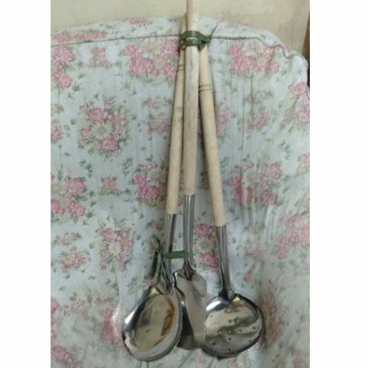 Stainless Big sandok spatula 3pcs (bigsize) | Shopee Philippines