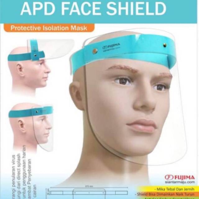 Faceshield PPE Face Shield Open Close Anti Virus Face Cover | Shopee ...
