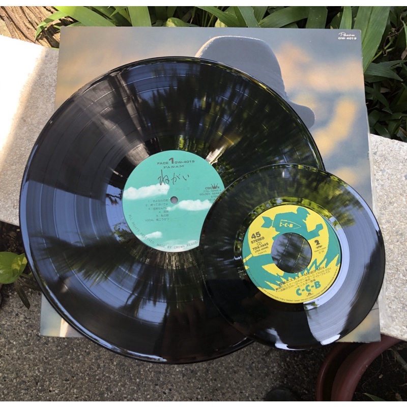 Decorative Japanese Vinyl Records with their Cover Album - 7 Inch & 12 ...