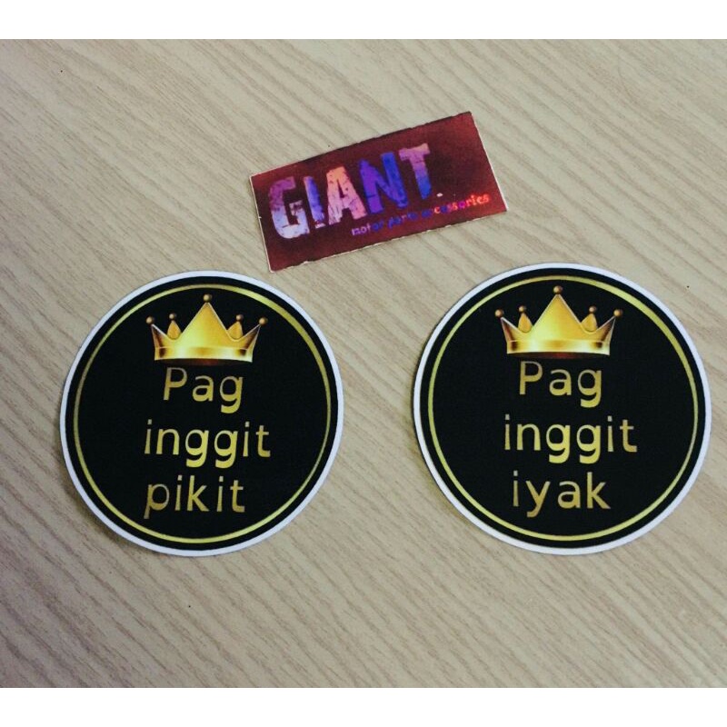 Pag inggit pikit waterproof laminated glossy(PLZ READ THE DESCRIPTION) | Shopee Philippines