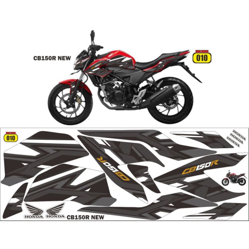 Cb 150 R Logo Decal New CB 150R Decal Honda New CB150R Decal Motor