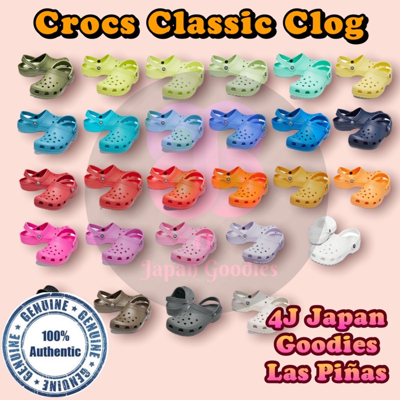 (PRE-ORDER ONLY) Original Crocs Classic Clog from Japan! | Shopee ...