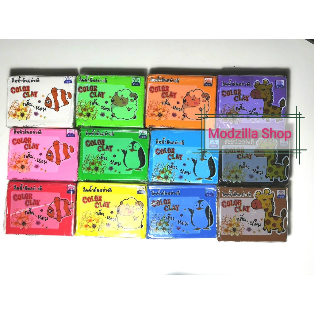 FUJI NON-TOXIC Color Clay Plasticine Good Fragrance Free 150g | Shopee ...