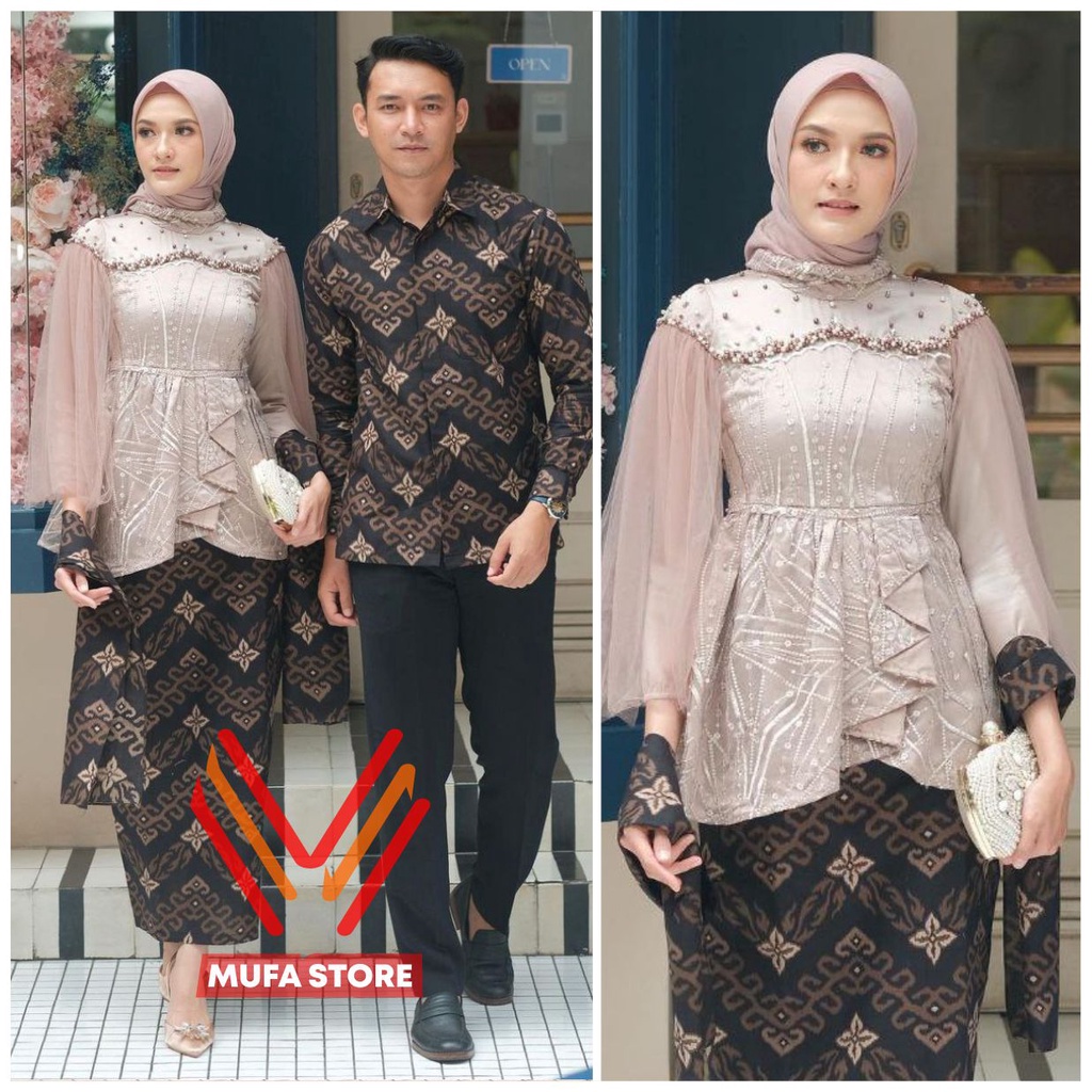 Batik Couple Kebaya Modern Kebaya Kebaya Graduation Fiance Application ...