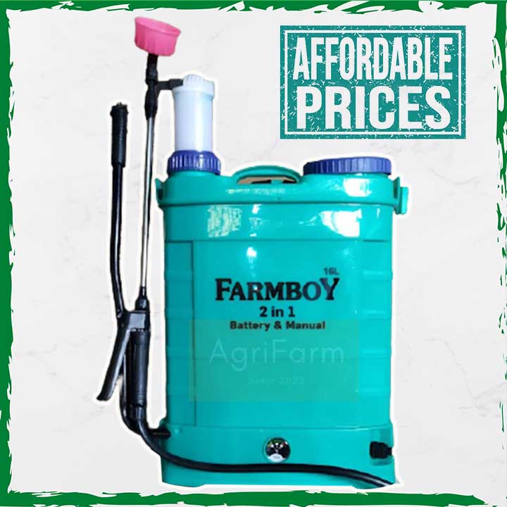 KNAPSACK SPRAYER 2 in 1 Manual and Electric Battery Operated Brand ...
